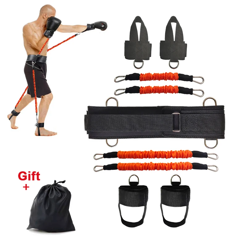 2020 New Sports Fitness Bounce Trainer Leg Resistance Band Set Boxing ...