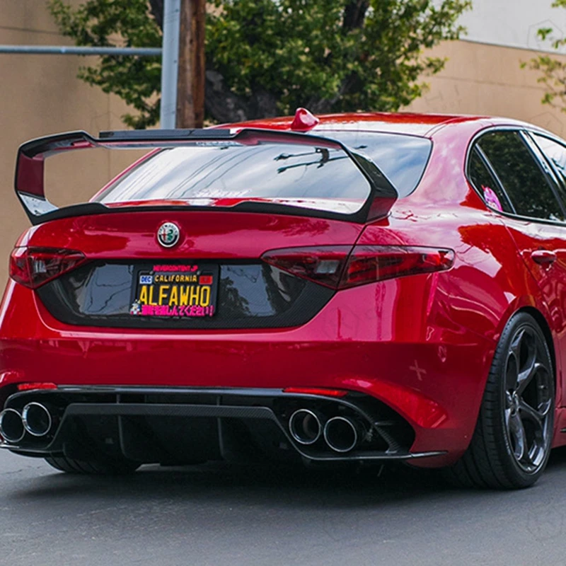 For-Alfa-Romeo-Giulia-2015-2019-high-quality-Carbon-Fiber-rear-boot ...