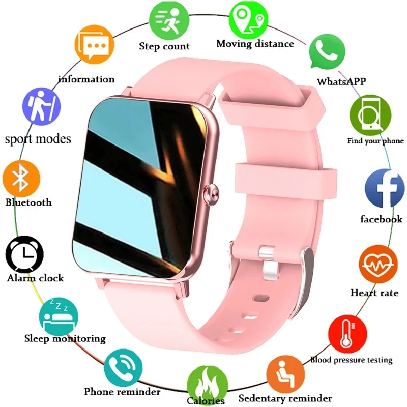 LIGE reloj inteligente deportivo para hombre y mujer, nuevo accesorio de pulsera resistente al ...