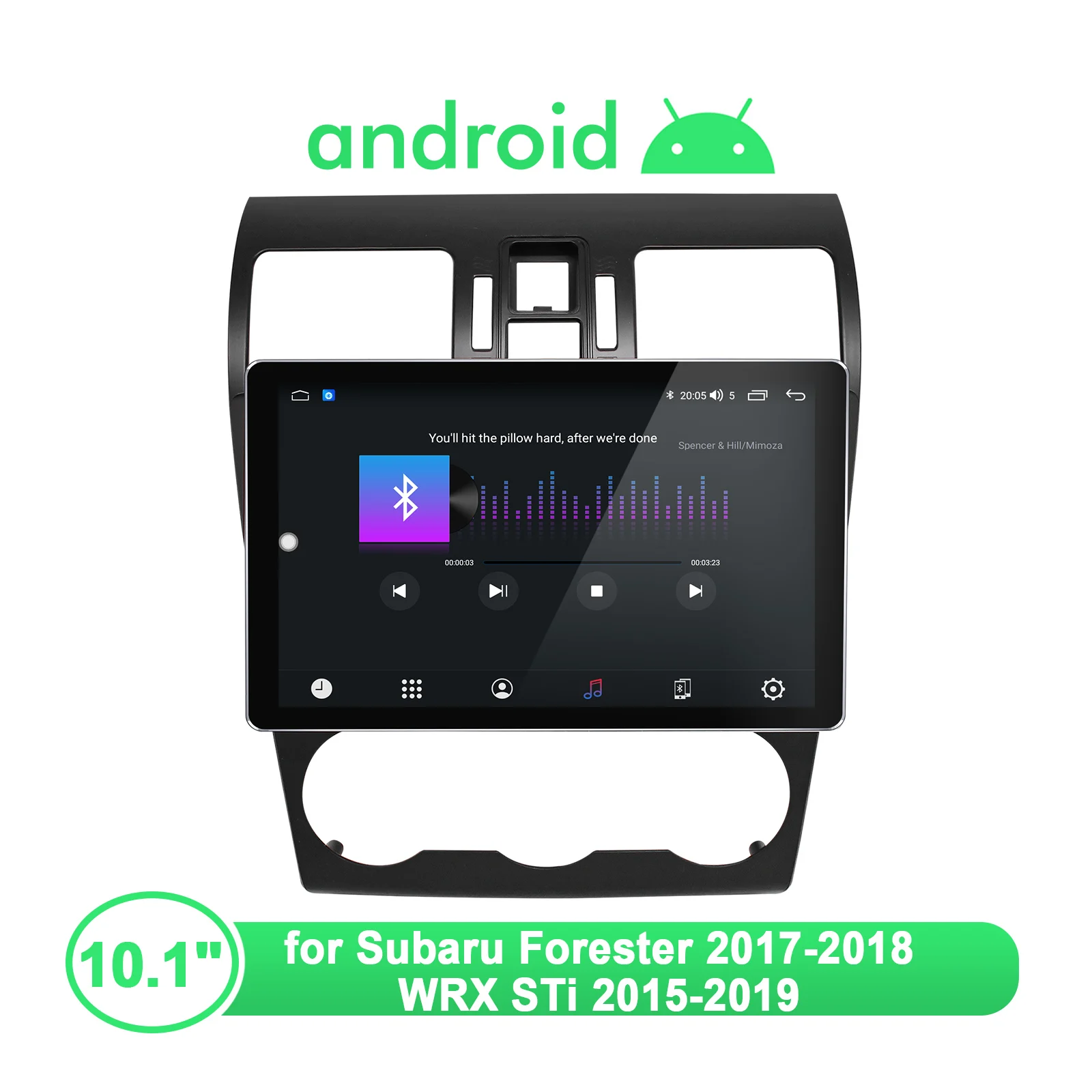 Android-10-Head-Unit-Car-Radio-Stereo-1280-800-Multimedia-For-Subaru ...