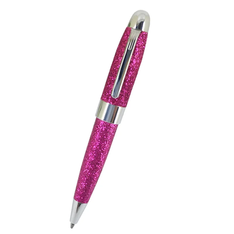 ACMECN-Mini-Girl-Pen-with-PU-Leather-Shine-Glitter-Ballpoint-Pen-Small ...