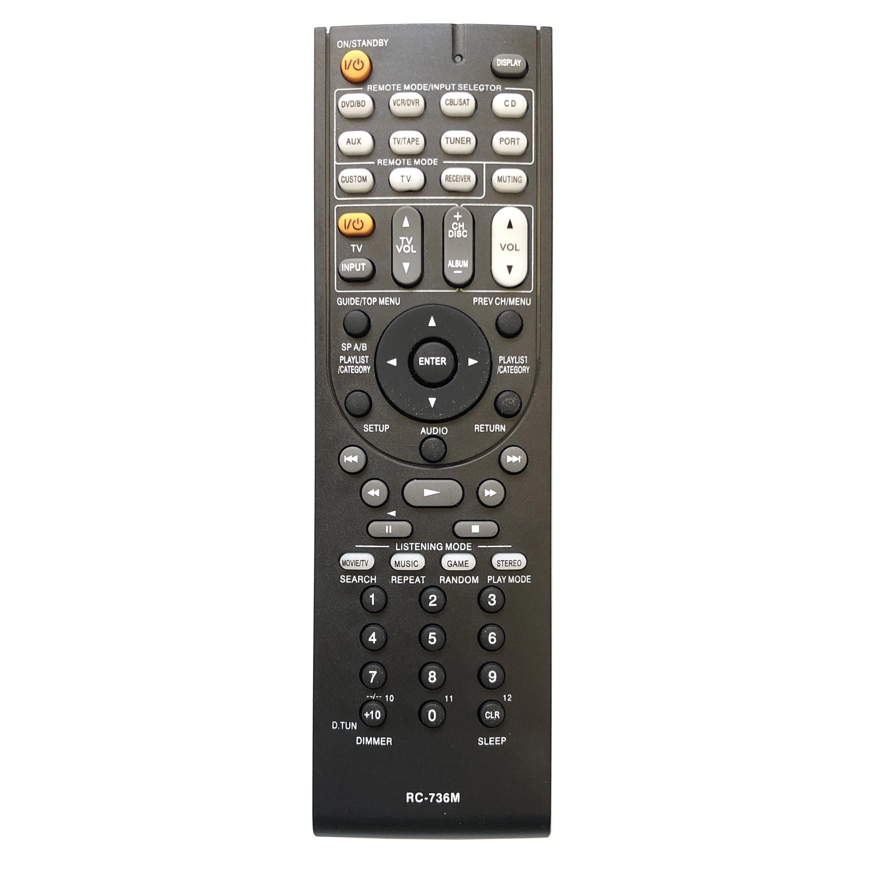 Remote Control For Onkyo AV Receiver RC 736M RC 620M RC 737M RC 735M RC ...