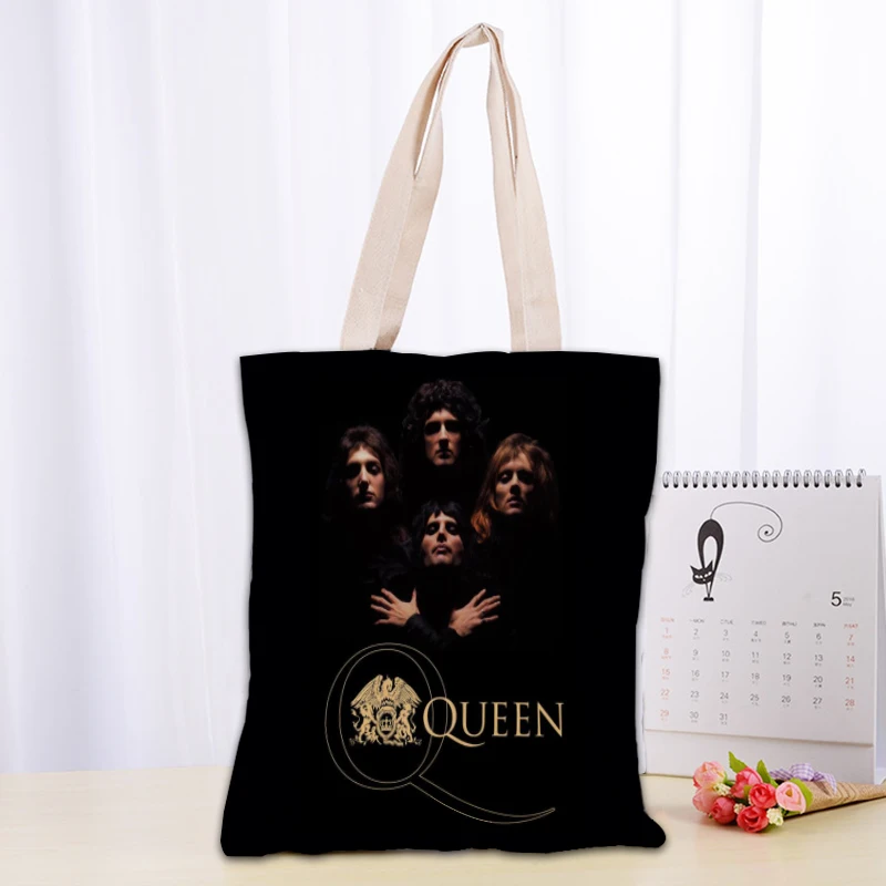 Custom-Queen-Tote-Bag-Foldable-Shopping-Bag-Reusable-Eco-Large-Unisex ...