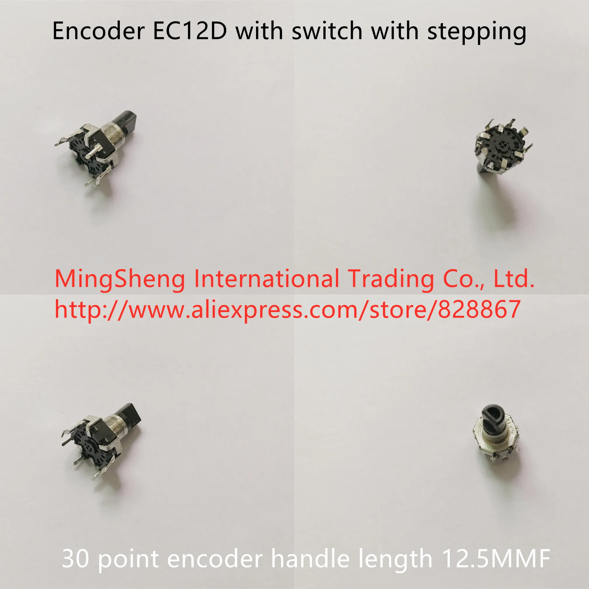 Original new 100% encoder EC12D with switch with stepping 30 point ...
