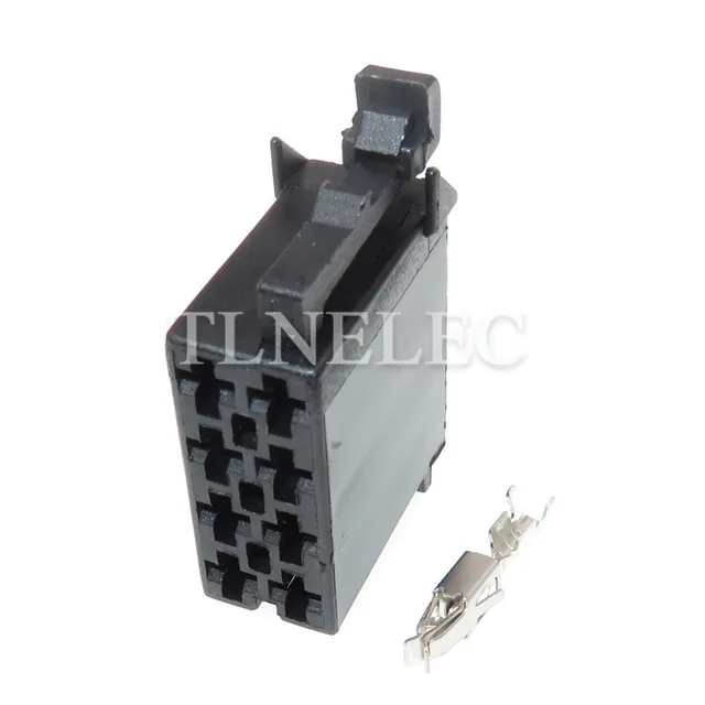 Tyco 3.5mm 8 Pin Male Female Brown Black Middle Slot Auto ISO Radio ...