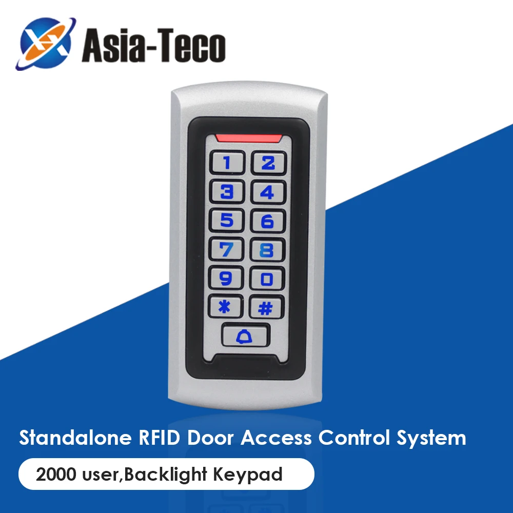 2000-Users-Standalone-RFID-Door-Access-Controller-silicone-keypad-WG-26 ...