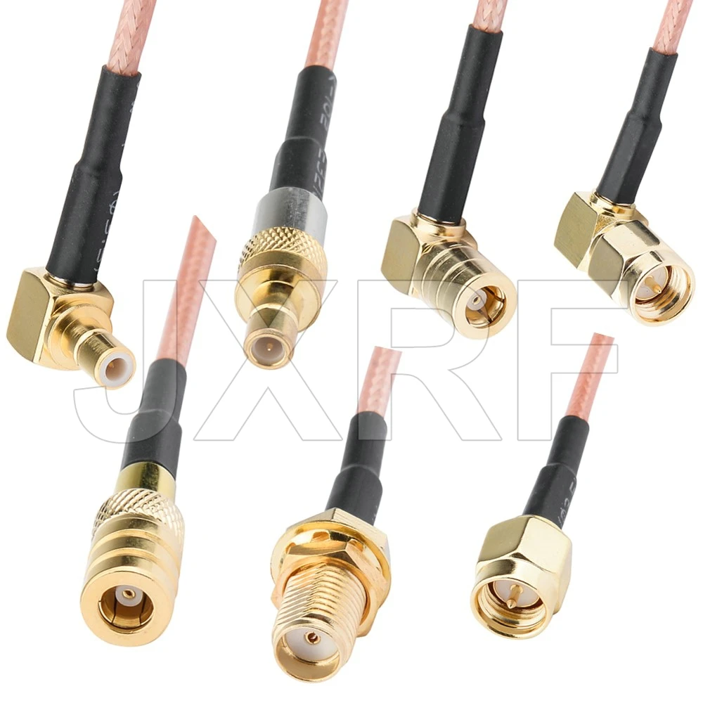 JXRF SMA Male Plug to SMB Female jack SMB to SMB RF Coaxial Jumper Pigtail Cable RG316 Cable ...