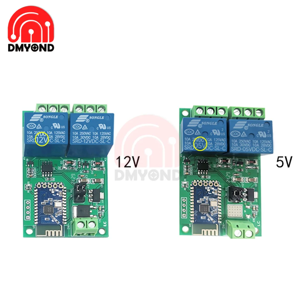 Rel-Bluetooth-Dual-de-2-canales-interruptor-de-luz-controlado-por ...