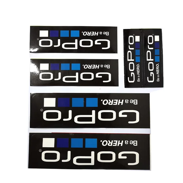 for Gopro Sticker Decal Set Helmet Protective Film Decorative Logo for ...