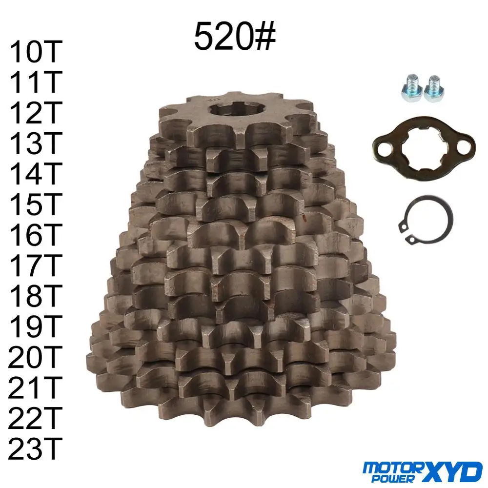 520# Chain 20mm 10t 11t 12t 13t 14t 15t 16t 17t 18t 19t 20t 21t 22t 23t ...
