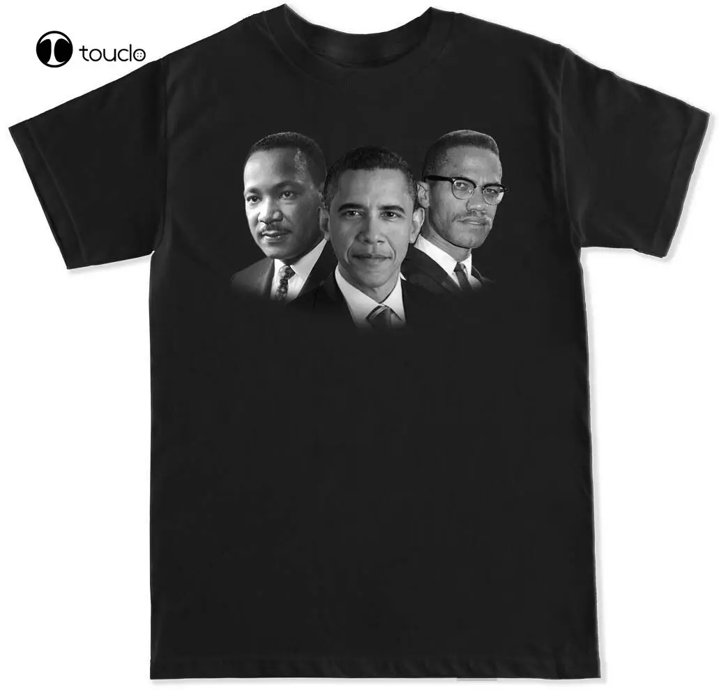 Martin Luther King Jr Malcolm X Barack Obama T Shirt - AliExpress 200000343