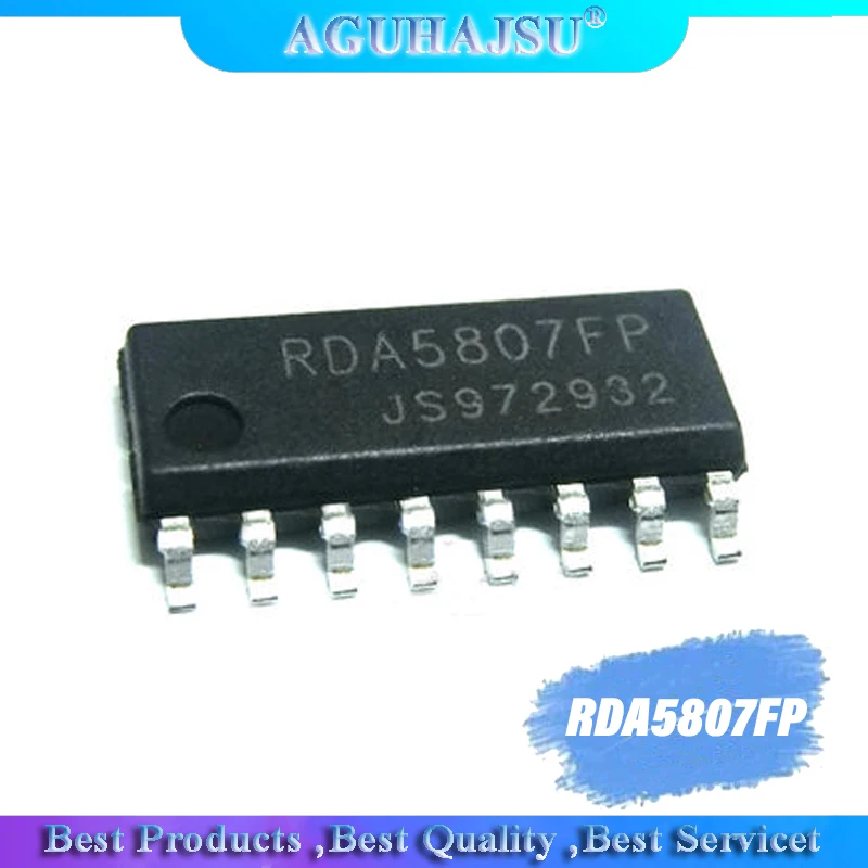 10pcs RDA5807FP SOP 16 RDA5807 SOP SMD FM 스테레오 라디오 칩|반도체 집적회로| - AliExpress
