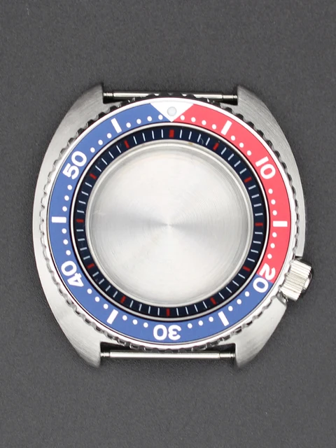 45mm skx007 skx013 Case Men's Watches 316L Stainless Steel Sapphire ...