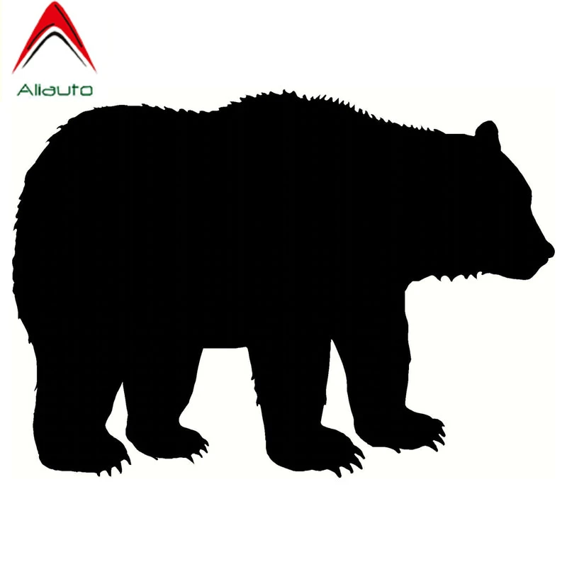 Aliauto pegatina de oso Grizzly reflectante para coche, calcomanía ...