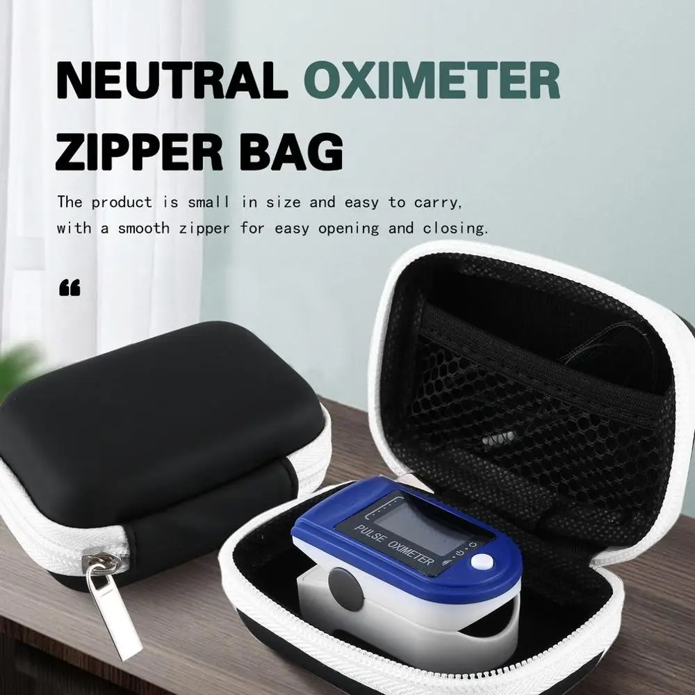 Oximeter Storage Bag Finger Pulse Oximeter Reasonable Layout Powerful ...