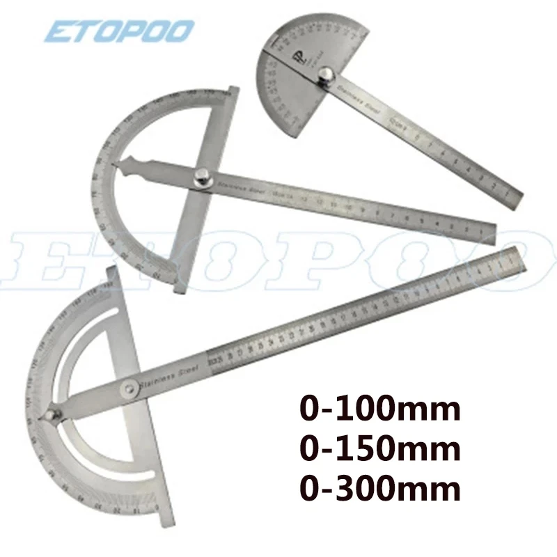 180 Degree Protractor Stainless Steel | Stainless Steel Ruler ...