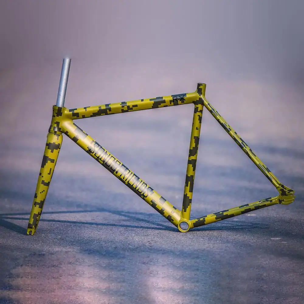 SF track bike frame FIXIE bike frame with Aluminum alloy fork fixed ...