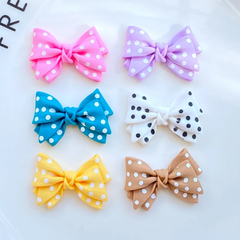 12Pcs-Lot-New-Mini-Cute-Mixed-Cartoon-Bow-Flatback-Resin-Kawaii ...