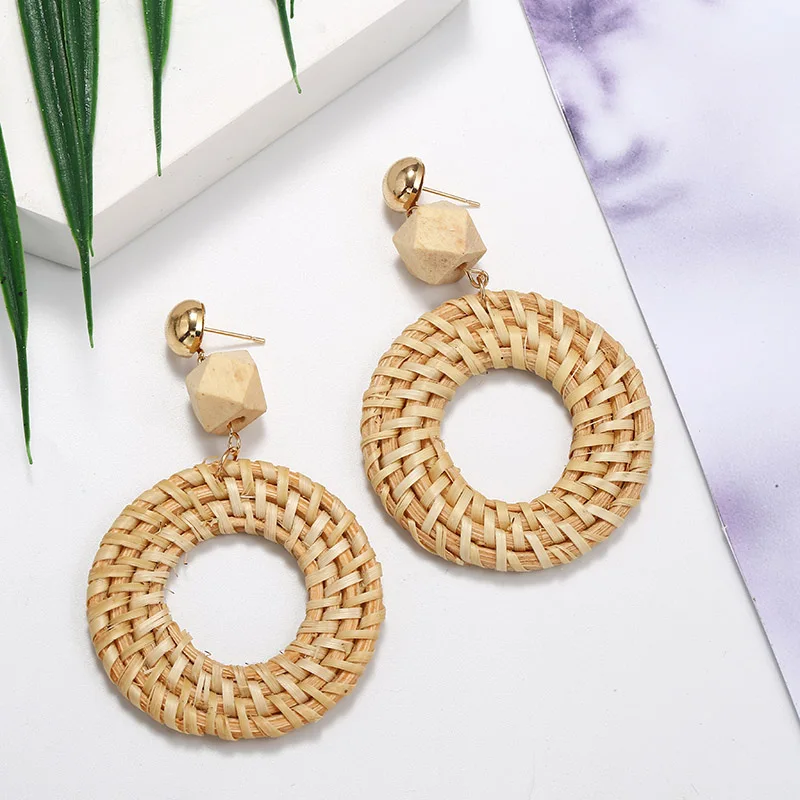 Fashion Women Drop Earrings Unique Personality Vintage Puck ZA Style ...