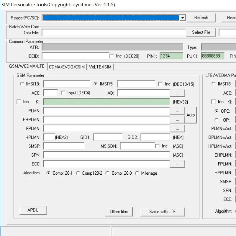 Oyeittimes 4G LTE SIM Card Reader Писатель программист+ 5 шт. 128k 4G ...