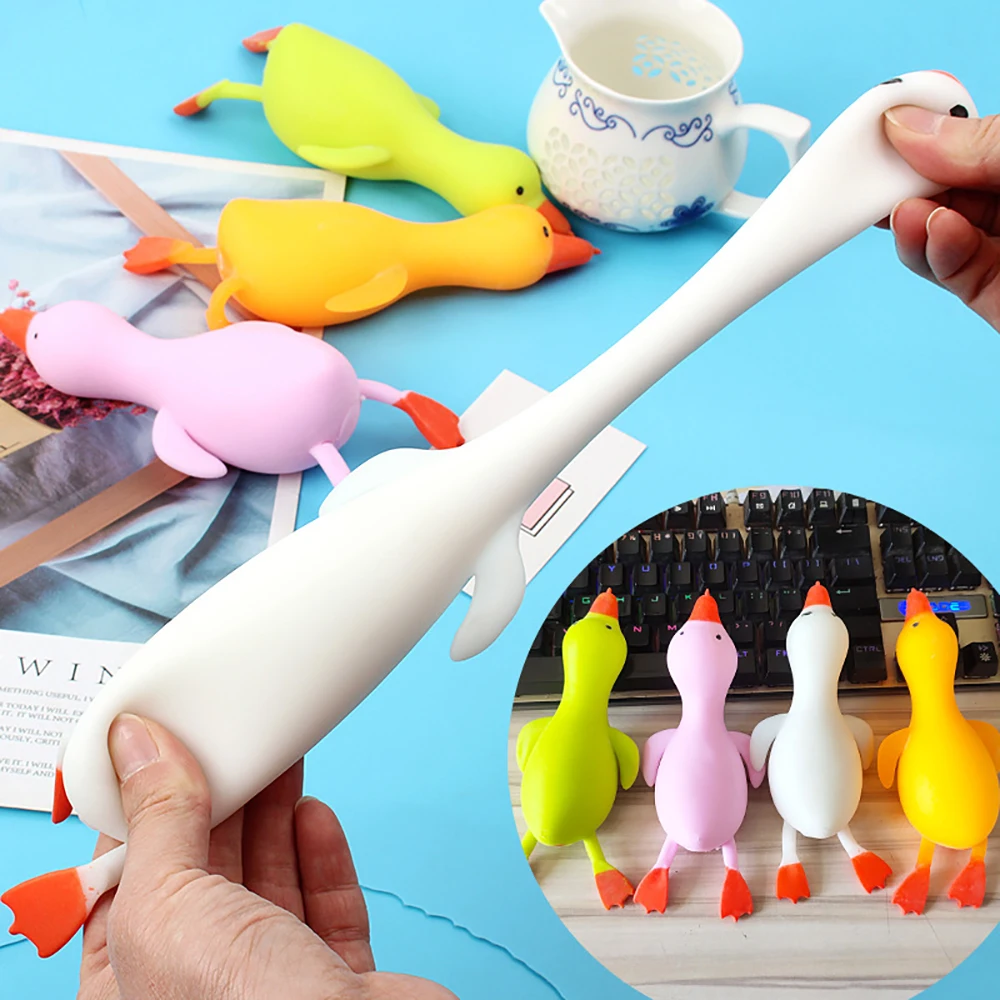 Cute Cartoon Duck Stress Relief Squeeze Ball Figet Toys Squishy ...