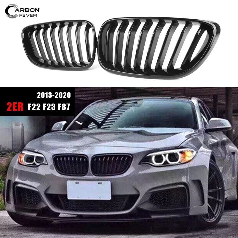 For BMW F22 F23 F87 M2 2 Series Coupe Convertible Front Bumper Kidney
