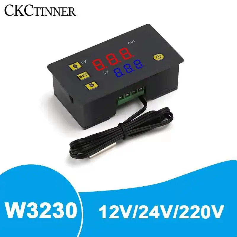 W3230-Mini-Digital-Temperature-Controller-Thermostat-12V-24V-220V ...