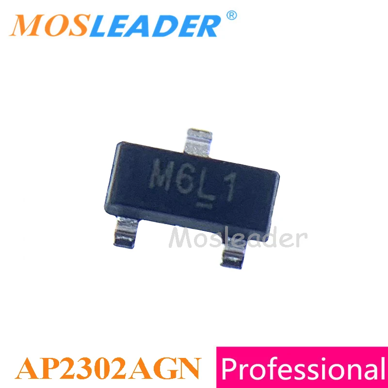 Mosleader AP2302AGN AP2302GN SOT23 3000PCS AP2302AGN HF AP2302GN HF ...
