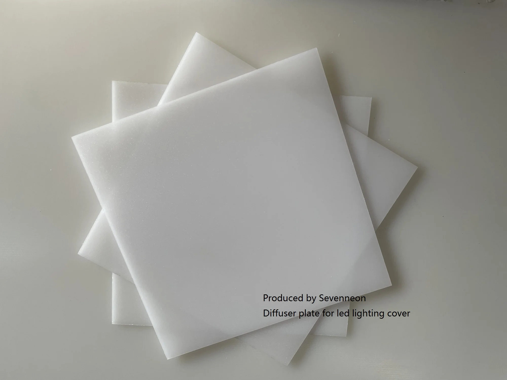 3mm Supplier Opal Frosted Cast Milky Double-sides Matte Ps Diffuser ...