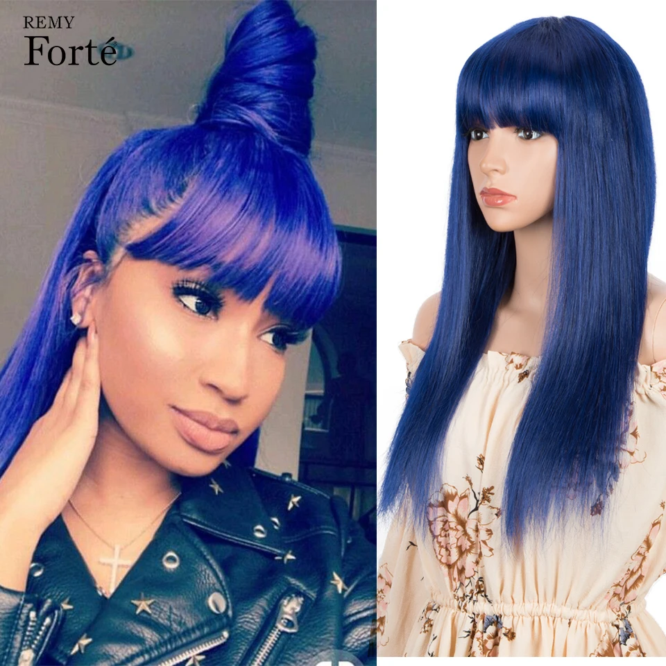 Blue Ombre Bob Weave