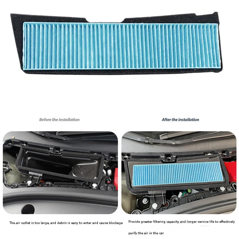 Car Air Conditioning Inlet Filter Replacement For Tesla Model 3 2021 ...