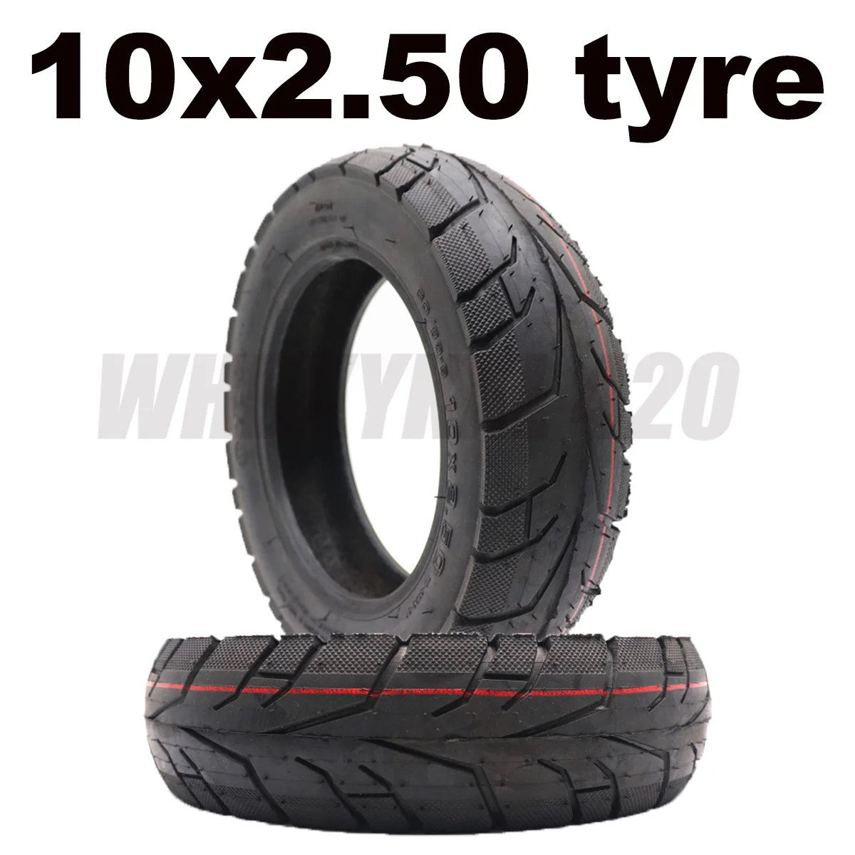 10x2.50 TUOVT Tire off road Outer Tyre for Folding Electric Scooter 10 ...