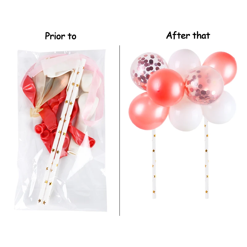 10pcs/set 5inch balloons Cake topper Birthday party decorations kids ...