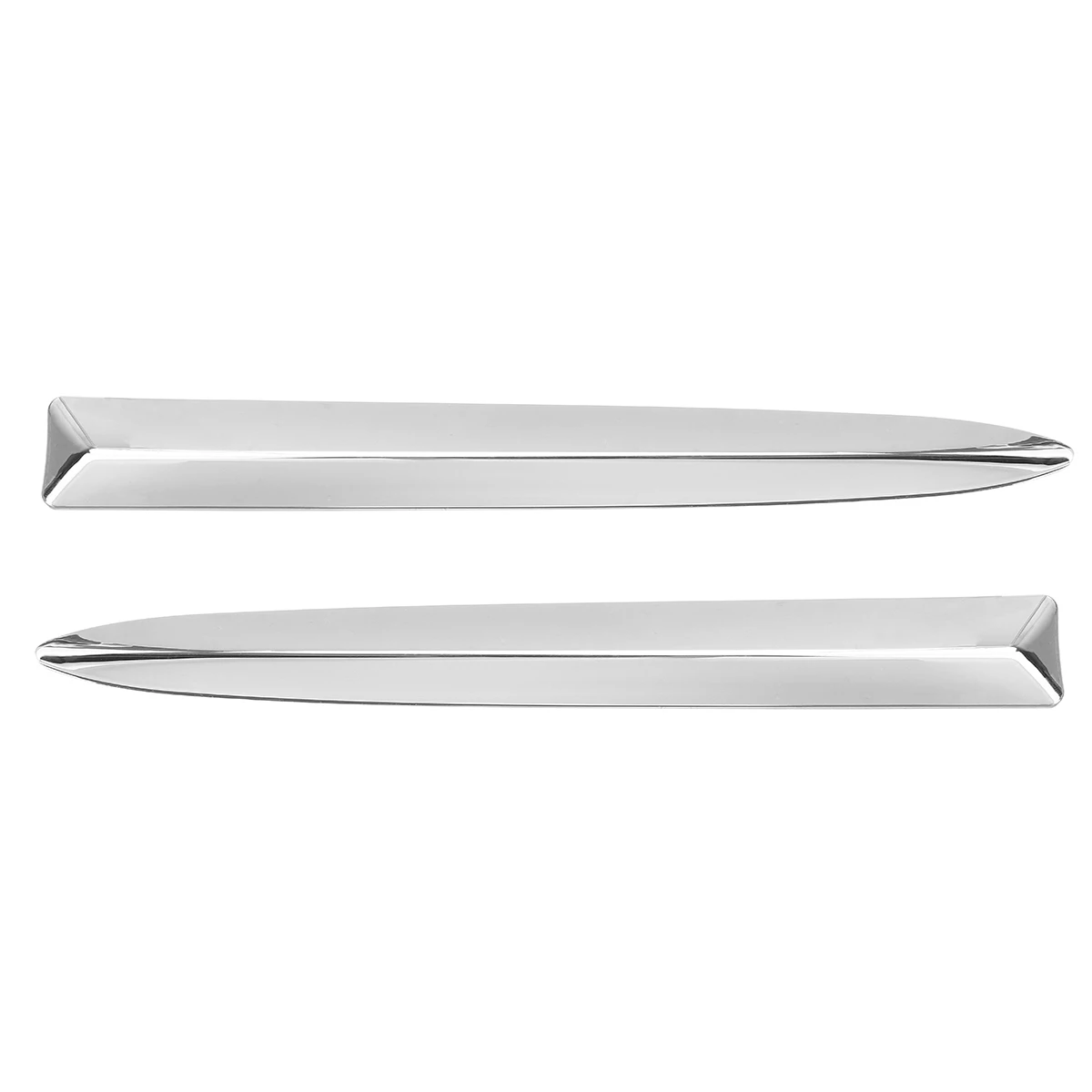 New Chrome Silver Chromium Styling Car Front Bumper Upper Trim Moulding ...