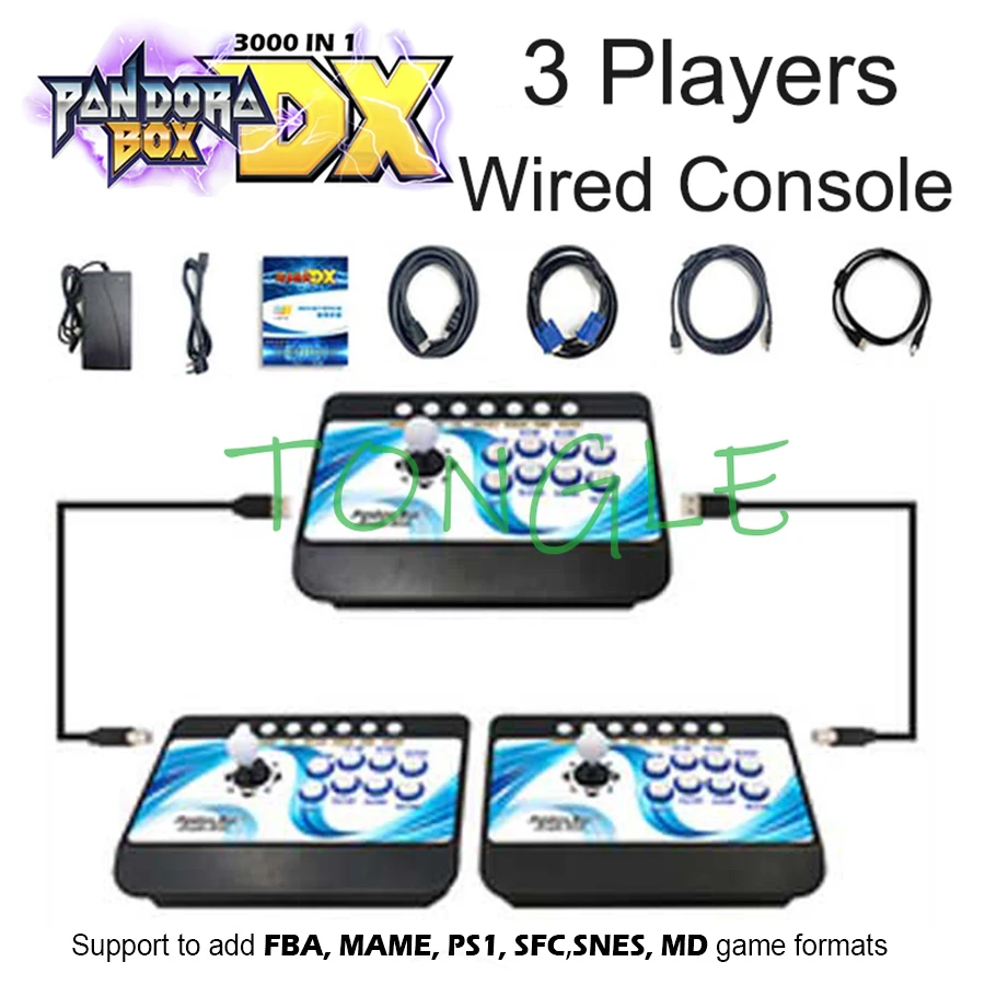 2021-Pandora-Box-DX-Single-Player-Console-Built-In-3000-In-1-Arcade ...