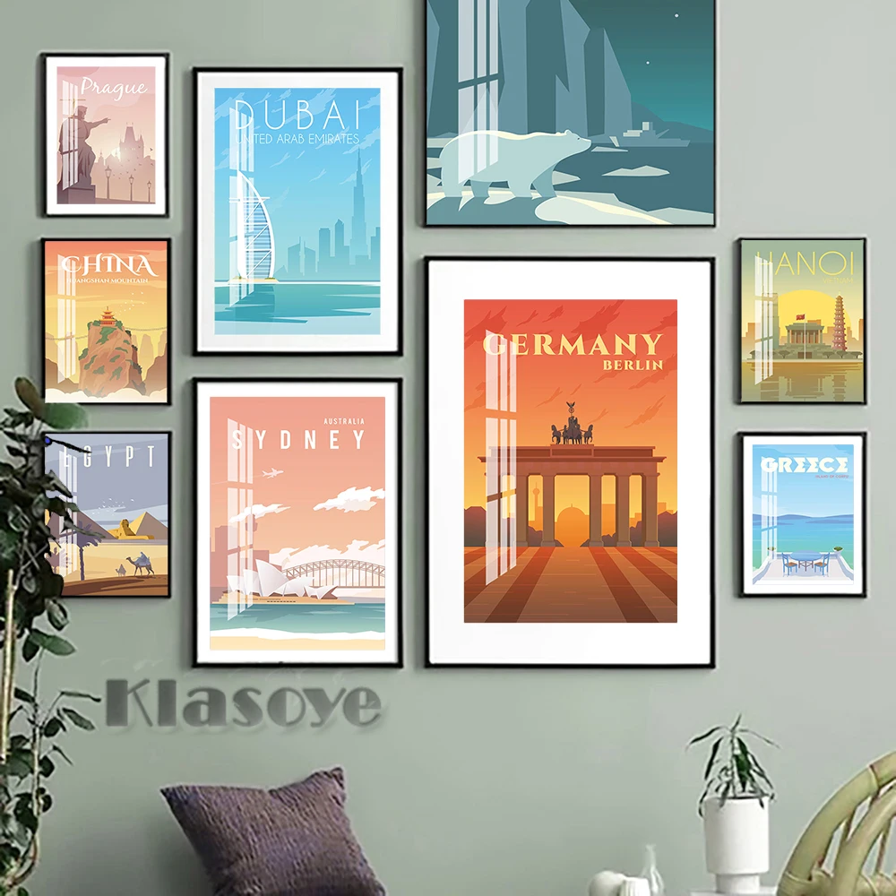 Modern Travel Posters