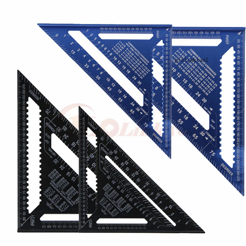 Test, Measure & Inspect 7/12 Inch Metric Angle Ruler Aluminum Alloy ...