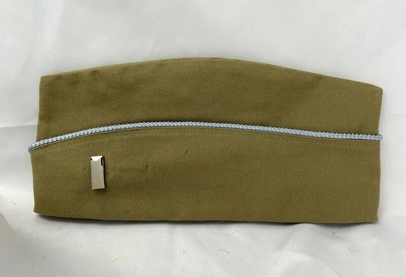 Ww2 Us Army Khaki Garrison Cap Hat & Army First Lieutenant Officer Rank ...