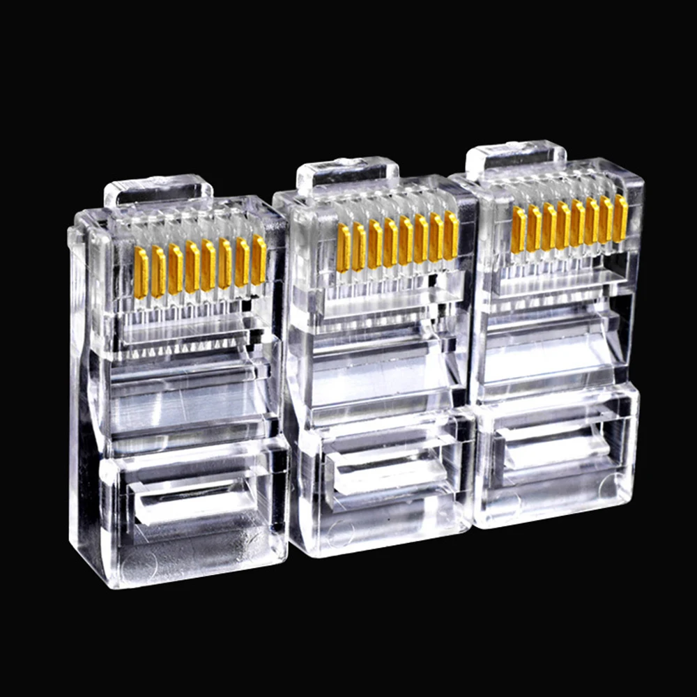 Head Network Plug Rj45 Cat5 | Ethernet Head Connector - 50pcs/lot ...