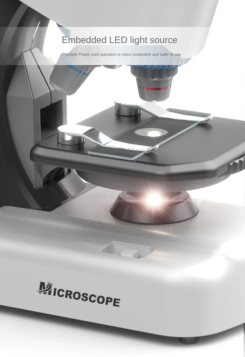 1200 Times MicroScope Kit for Kids Optical Microscope Biological ...