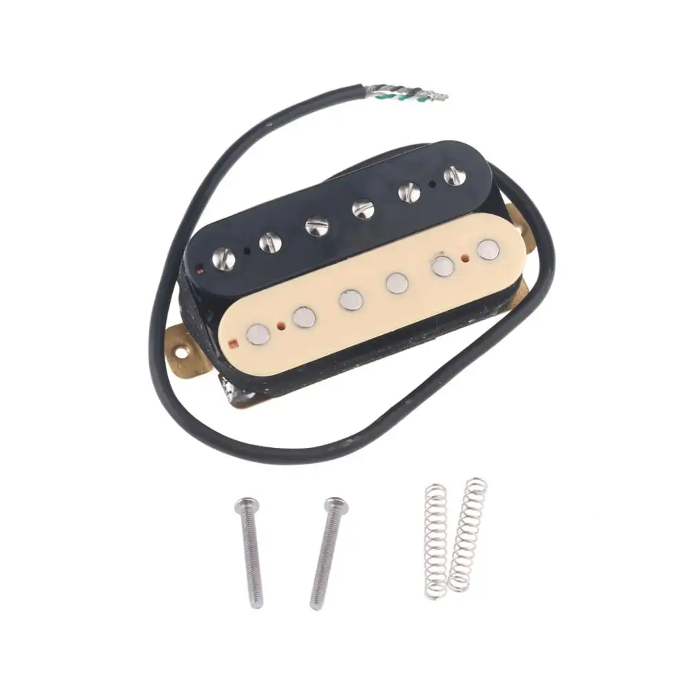 Musiclily 52mm Humbucker Pickup for Guitar Bridge, Zebra|st guitar ...