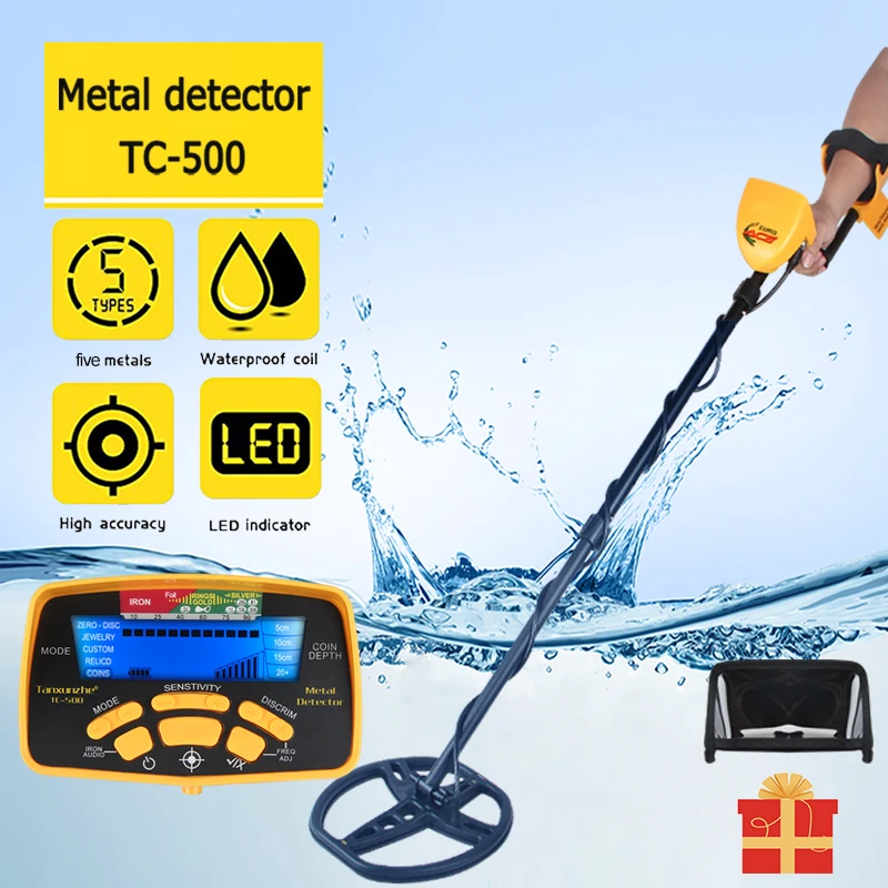 TC-500 With pointer and digital display Metal Detector 100CM Depth ...