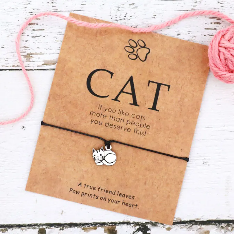 Cat-Friendship-Bracelet-Cat-Adoption-Wish-Bracelet-Friendship-Wish-Card ...