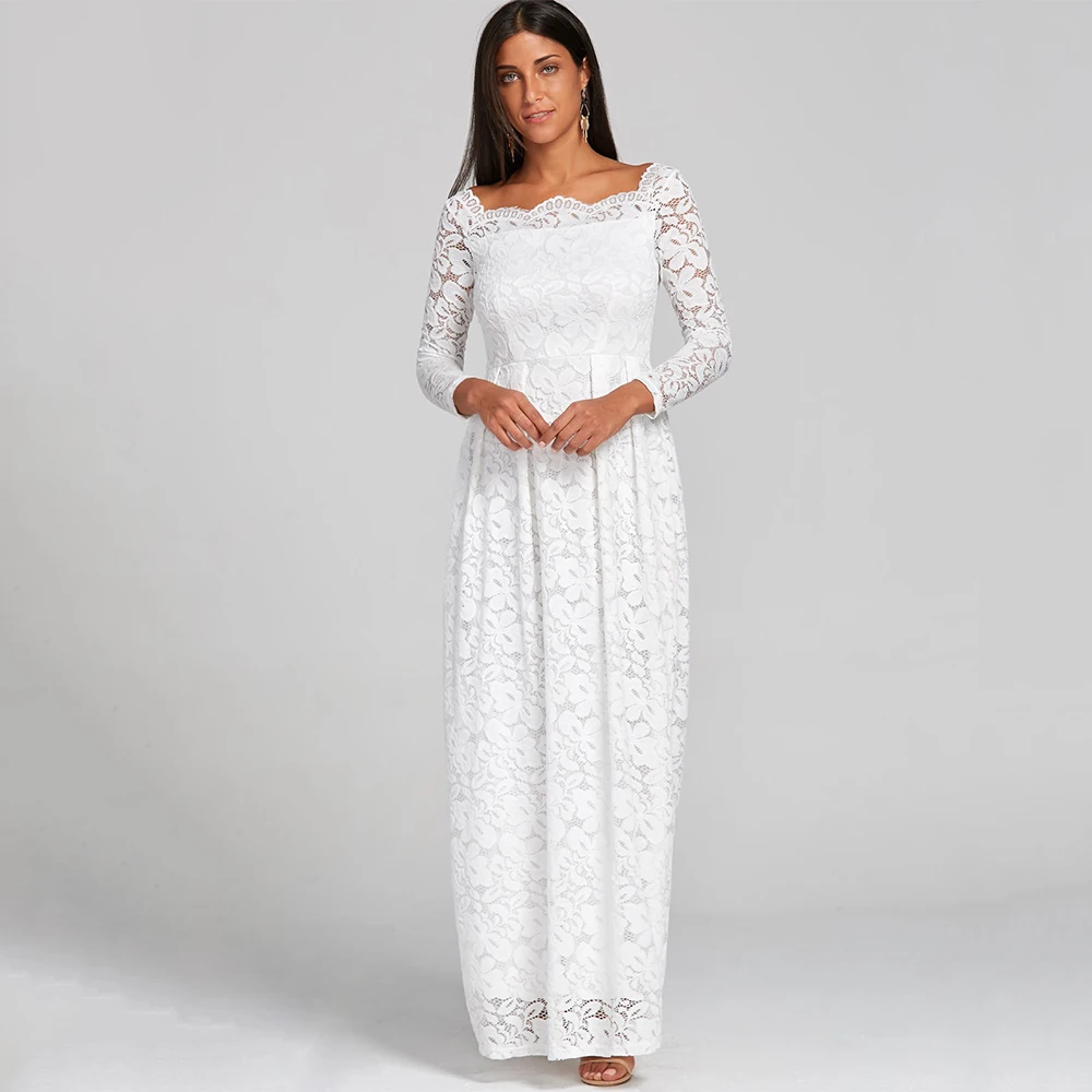 White Lace Confirmation Dresses