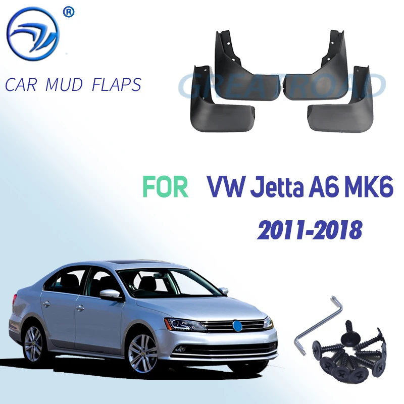 For Volkswagen VW Jetta Sedan 2011-2018 Mudflaps Splash Guards Front ...
