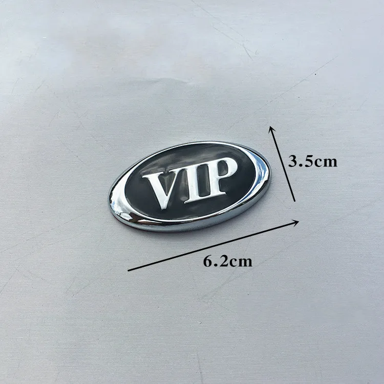 Metal 3D Sticker Auto VIP Emblem sticker Decal for Toyota Honda Nissan ...