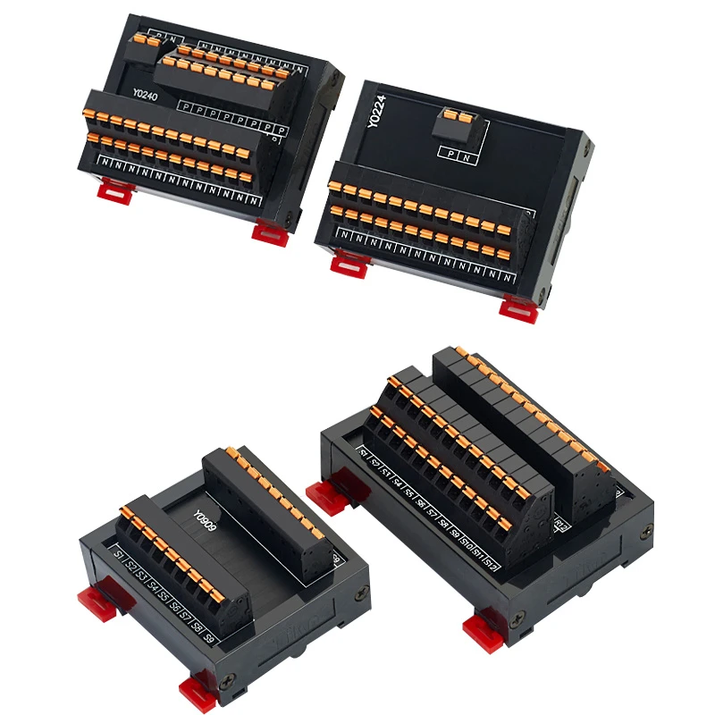 Din Rail Spring terminal Terminal block Expansion Module Power Supply ...