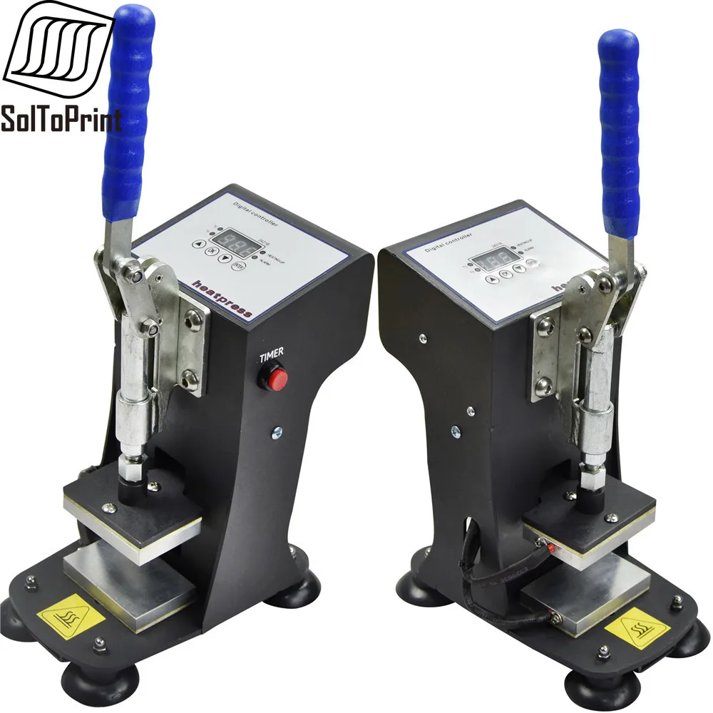 Heat Press Machine, Mini Manual Hot Presser 1000lbs 300w Lcd Controller ...