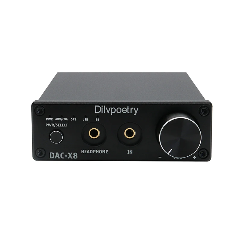 Dilvpoetry-DAC-X8 Bluetooth USB DAC Headphone amplifier