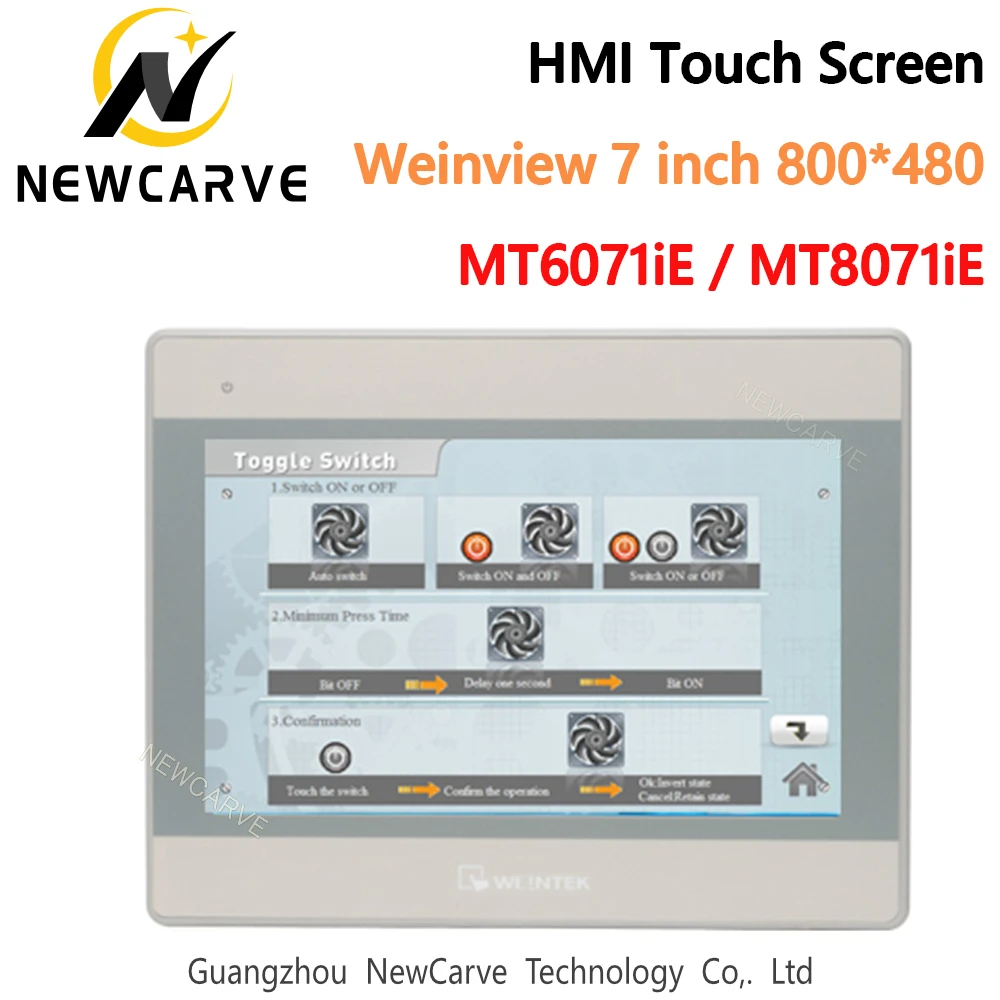 HMI Touch Screen WEINVIEW/WEINTEK MT6071iE MT8071iE 7 Inch 1024*600 ...